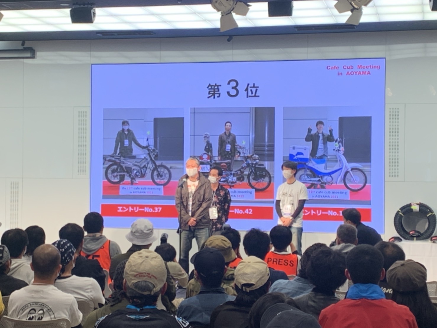 第25回 青山カフェカブミーティング！: no ride no life.